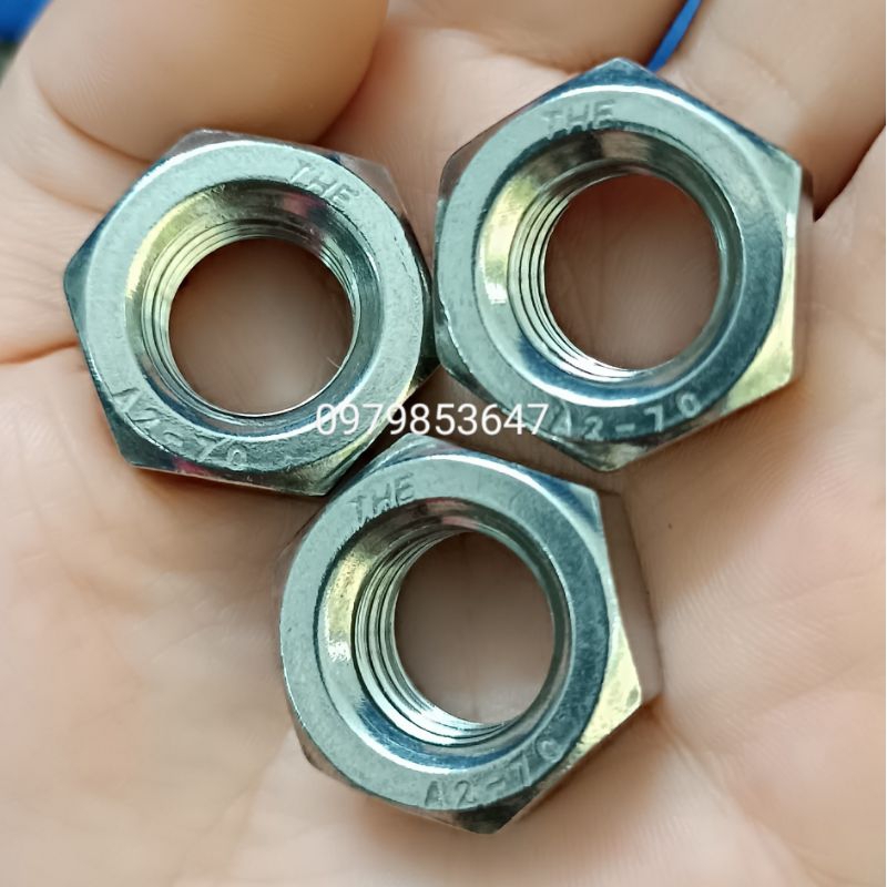 304 Stainless Steel Hexagonal Nut DIN934 M36 / E cu / Rivet / Hexagonal ...