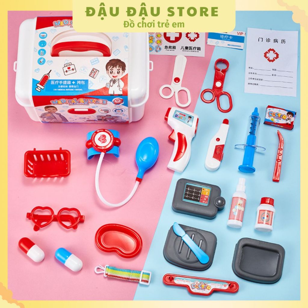 Doctor Role Play Toys for Children, Heart Rate Stethoscope, Blood ...