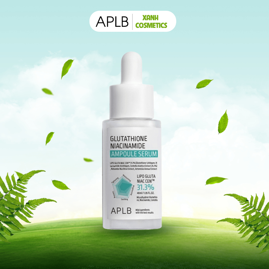 Aplb Glutathione Niacinamide Ampoule Serum Premium Whitening Serum 40ml