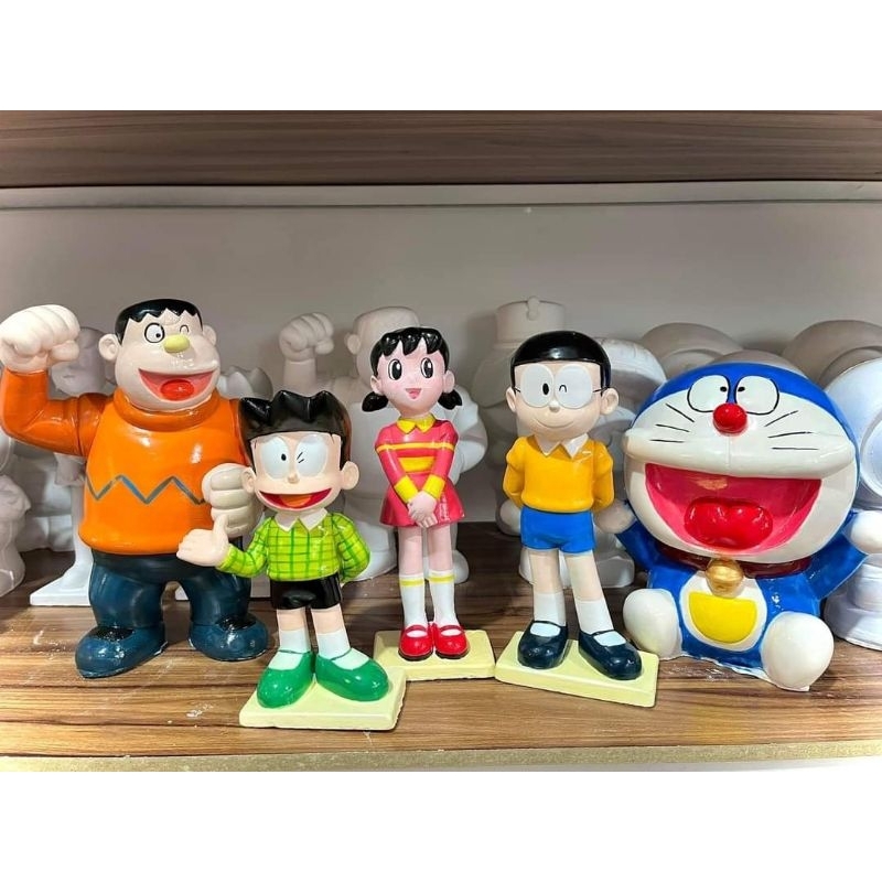 Coloring Plaster Statue of Smart Robot Cat - Doraemon - Nobita - Xuka ...