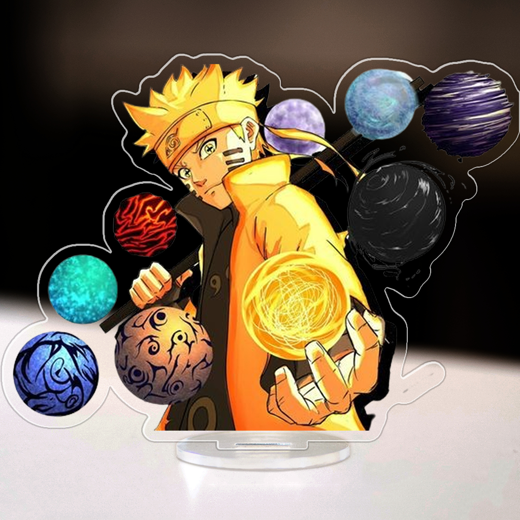 NARUTO SASUKE Standee Model Study Corner Desk Decoration Accessory ...