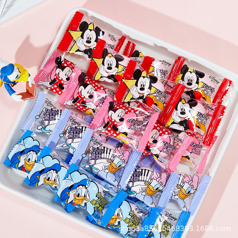 Disney Cartoon Fruit Marshmallow Candy Mickey/ Minnie/ Donald/ Daisy ...