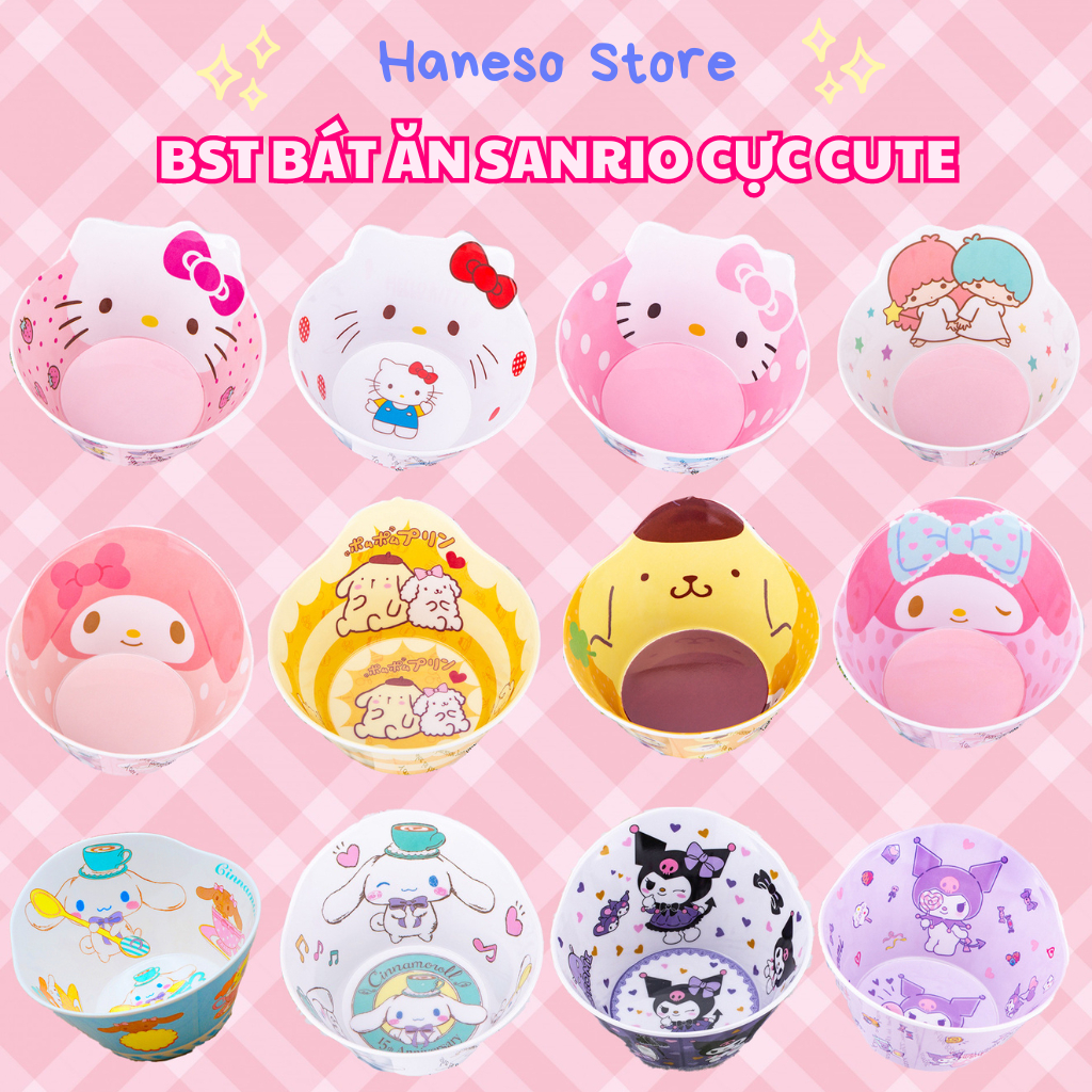 Haneso Cups Bowls Rice Bowls Soup Food Containers Sanrio Cartoon ...