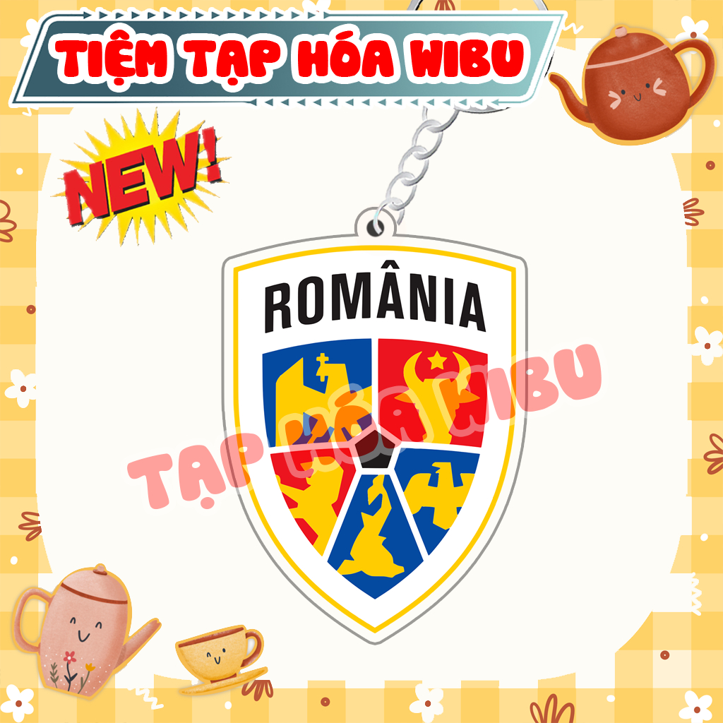 Acrylic Fifa Football Group E Keychain Slovakia, Romania, Belgium ...