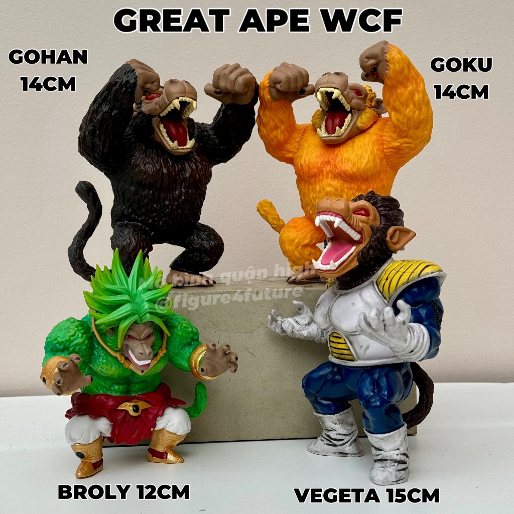 (WCF - Available - F1) Dragonball monkey model - GreatApes broly ...