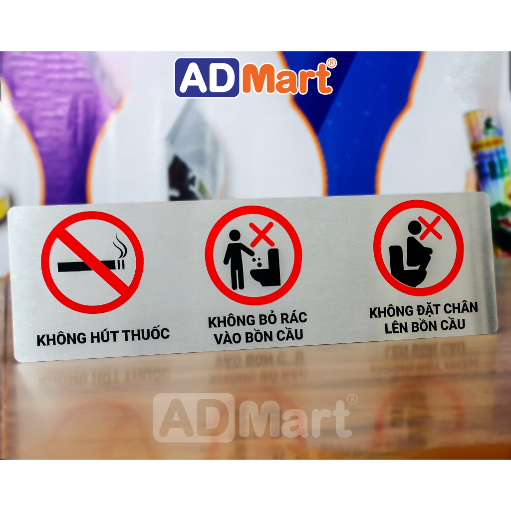 Rules | Corrosive metal toilet sign | Durable and beautiful metal no ...