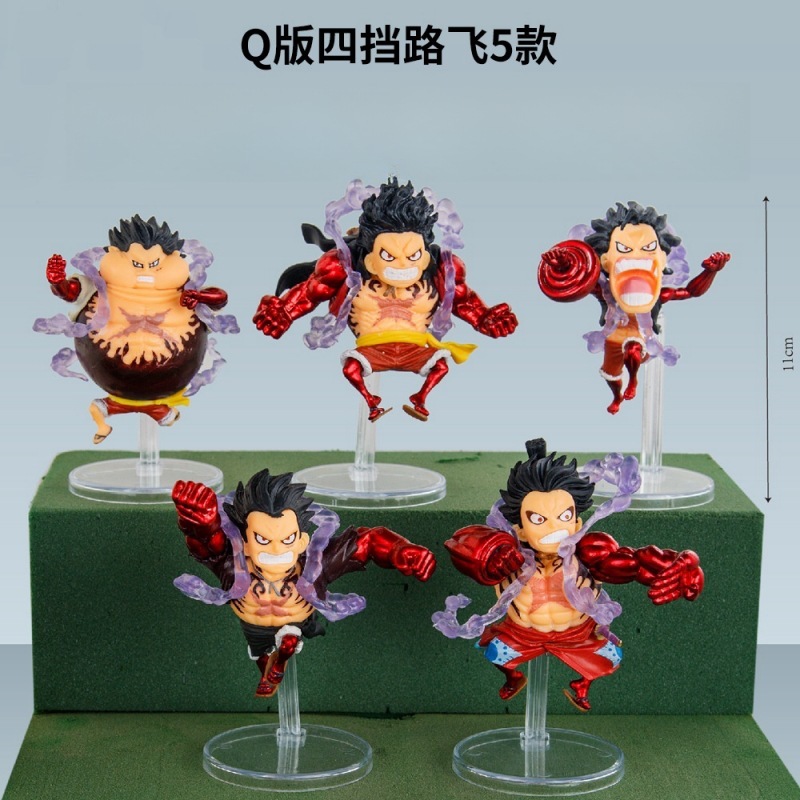 Super sharp Onepiece Set 5 Luffy Gear 4 model | Shopee Philippines