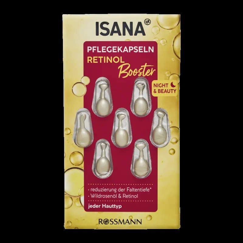 [BUY 5 GET 1 FREE] ISANA Serum Retinol Booster skin care capsules ...