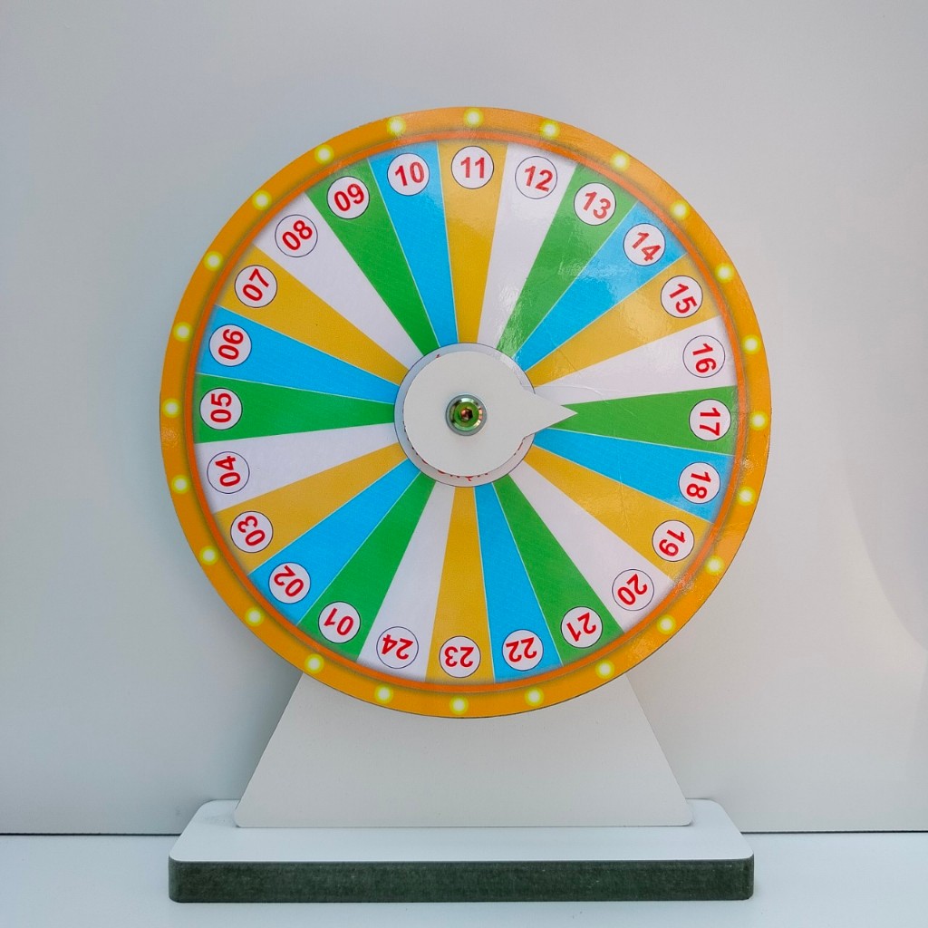 Wheel (24 cells - Orange border - Diameter 25cm x Height 35cm) | Shopee ...