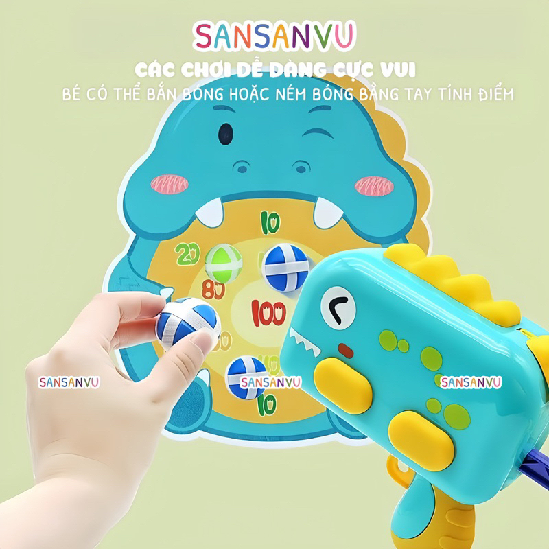 Sticky ball throwing machine toy, with scoring board, children have fun ...