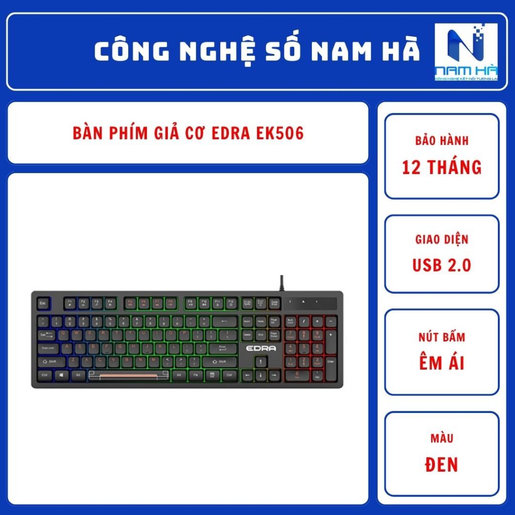 Edra EK506 mechanical keyboard has a beautiful modern design with ...