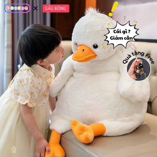 TRI Duck teddy bear, cute inanimate duck teddy bear with fat belly ...