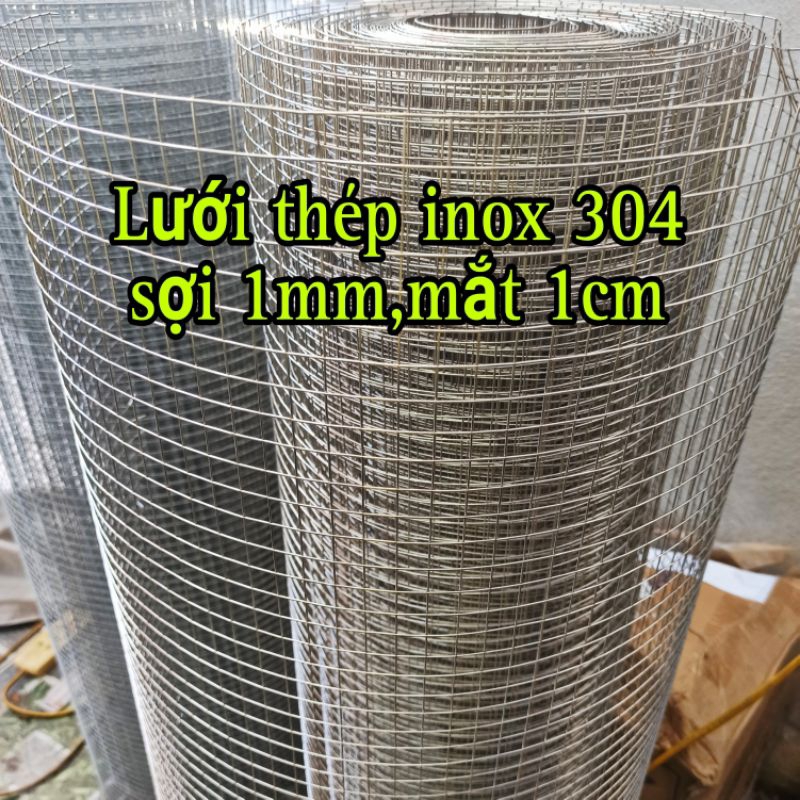 Steel mesh,avi, 304 stainless steel, 1.2mm thread, 1cm eye (used to ...