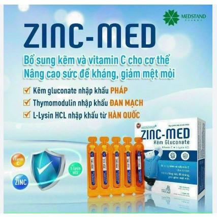 Zinc-med Medstand Tube Syrup Supplements Zinc, Vitamin C, Lysine ...