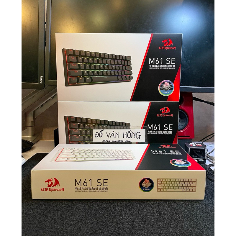 (GENUINE Available) Reddragon M61 Gaming Mechanical Keyboard, Rapid Trigger, 8000hz, RGB led ...