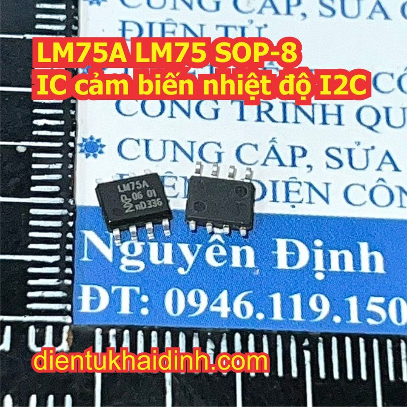 3pcs LM75A LM75 SOP-8 I2C temperature sensor IC kde2108 | Shopee ...