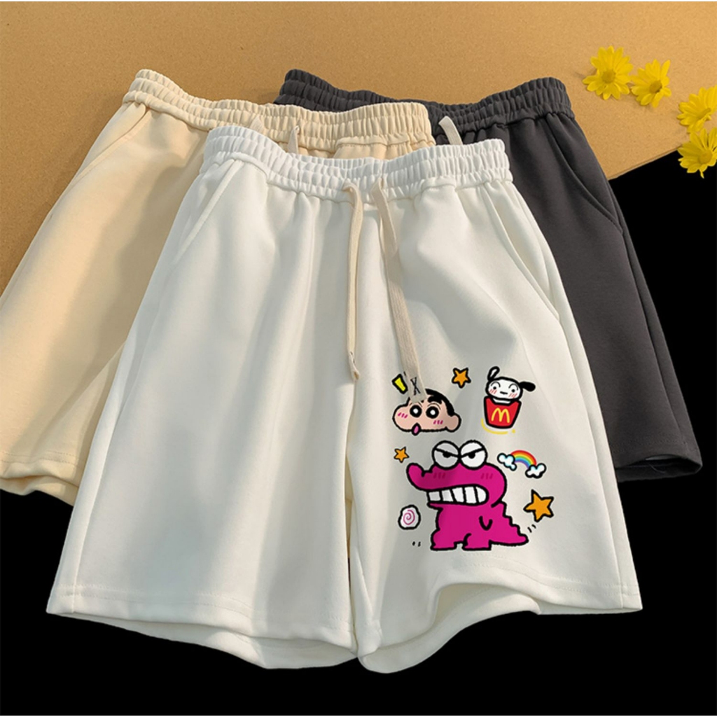 UnisexShorts with lovely Shin shape, made of thick, airy umi material ...