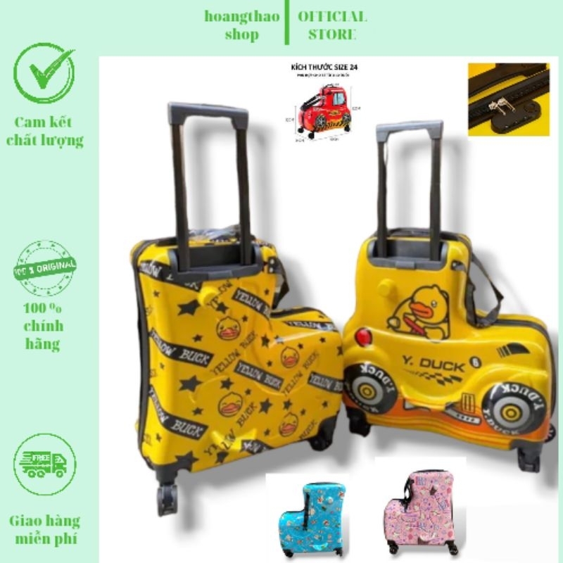 Children's travel suitcase, Yellow Buck baby duck suitcase, Y. Duck ...
