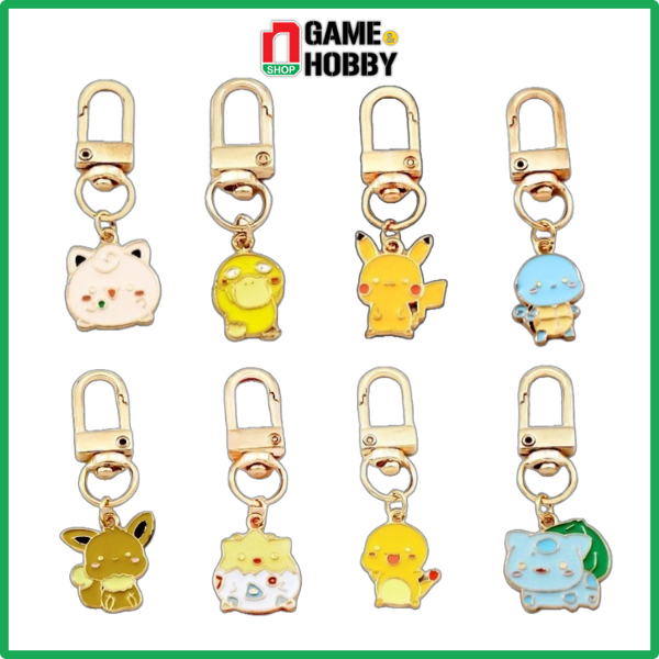 Chibi POKEMON Decorative Metal Keychains | Shopee Philippines