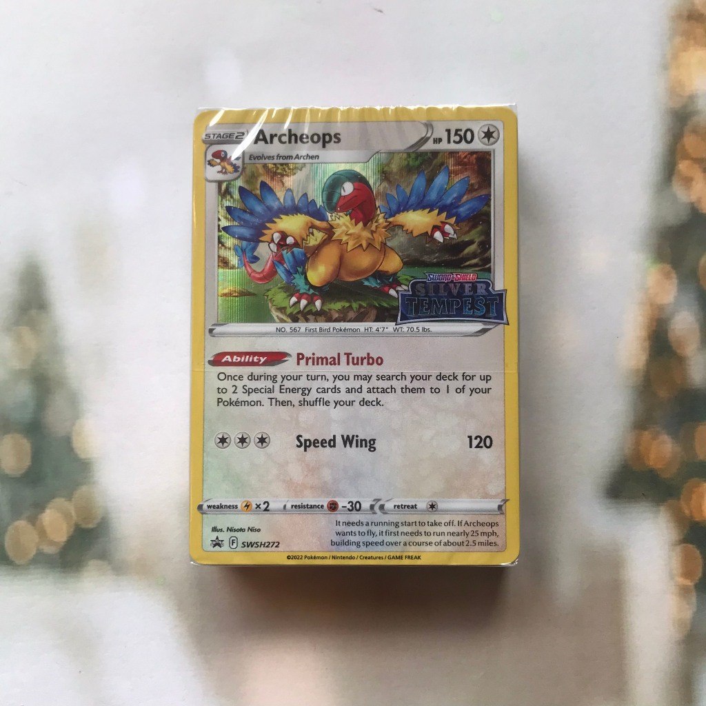 Pack of 40 Pokemon Silver Tempest Deck ready-to-play (seal) - Card bag ...