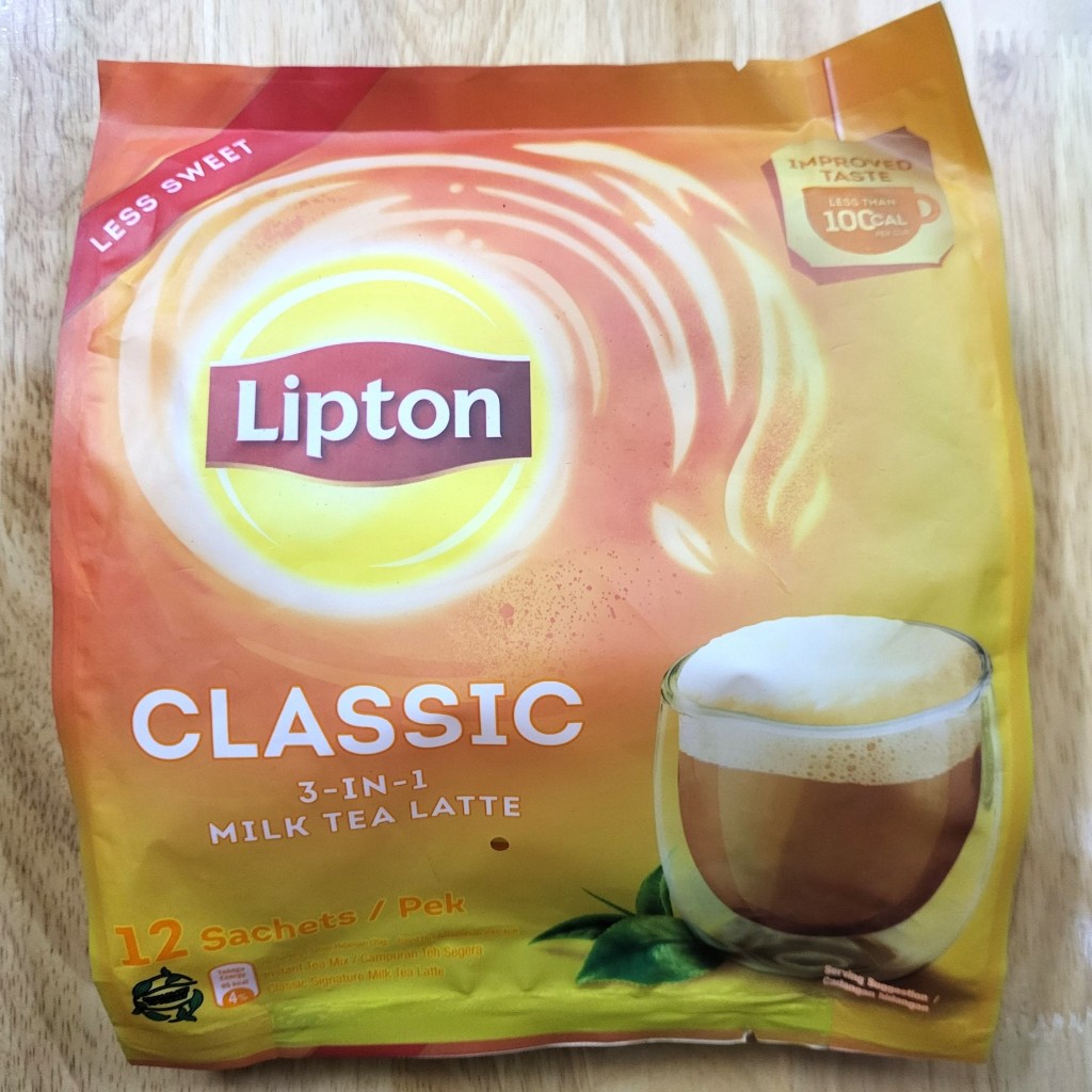 LIPTON [ORANGE BAG 240g / 12 packs] TRADITIONAL FLAVOR Milk Tea [MALAYSIA] 3 in 1 Classic Milk ...