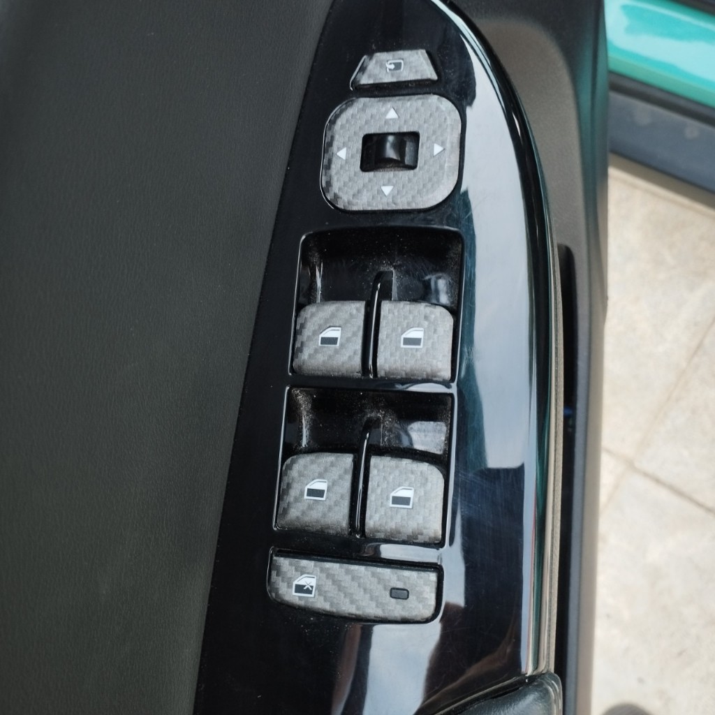 Carbon Oracle Sticker Set for VINFAST E 34 Car Door Keys and Number ...