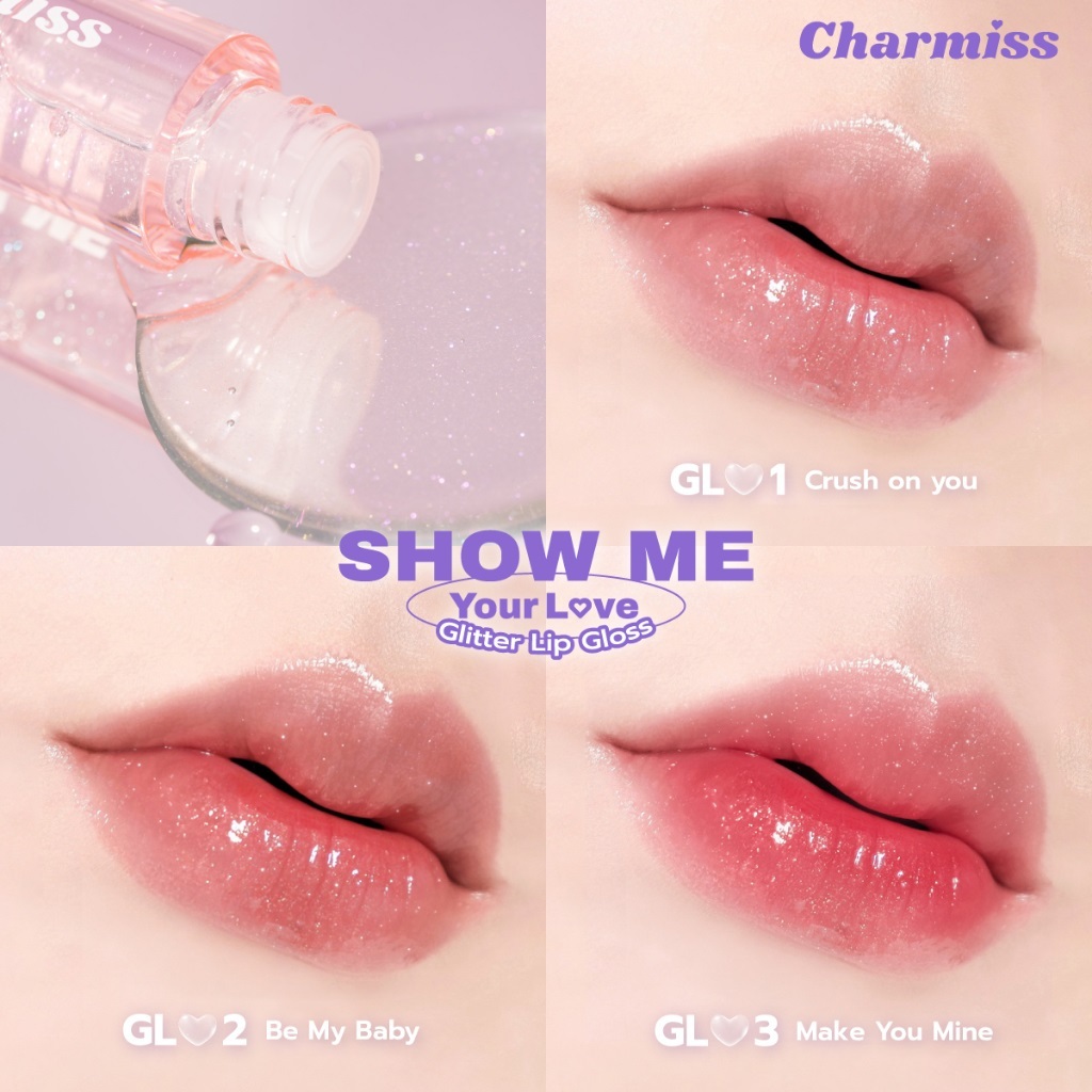 [Thailand] Charmiss Show Me Your Love Lip Gloss Natural Lip Balm ...