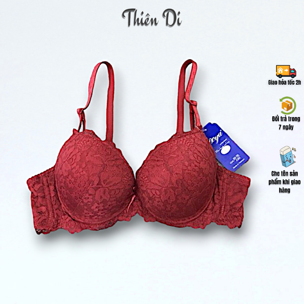 Bra with 5cm thick foam padding, lace lining to lift the chest and ...