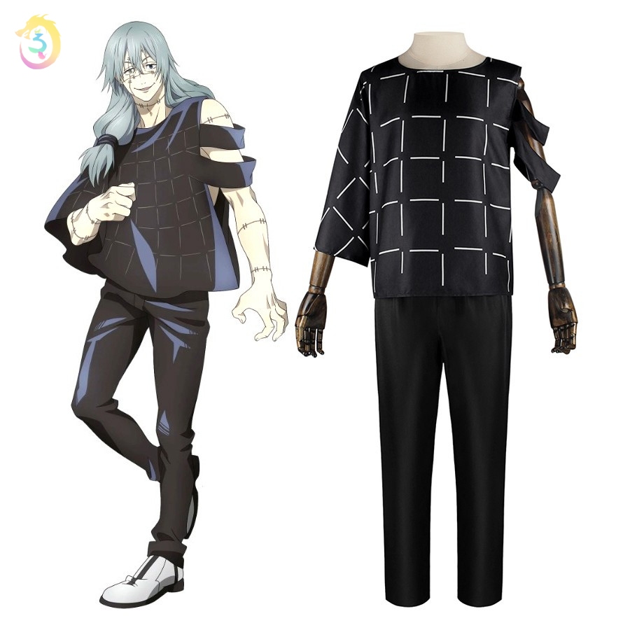 Cosplay Mahito Clothes With Diagonal Face In Anime Jujutsuuka Magic ...