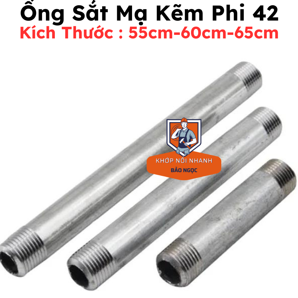 42mm plated round iron pipe, sizes 55cm,60cm,65cm,70cm,75cm Bao Ngoc ...