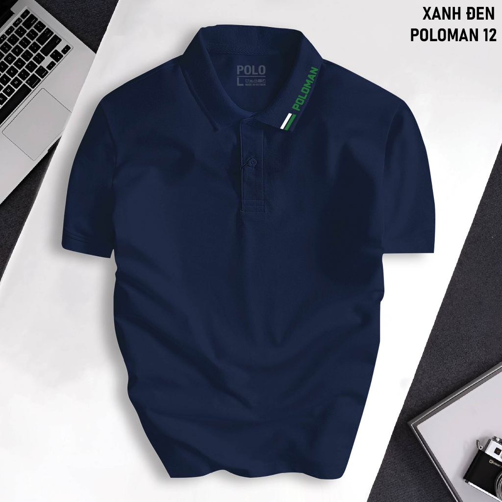 Poloman 12 neck t-shirt with BASIC CVC luxurious, elegant, airy ...