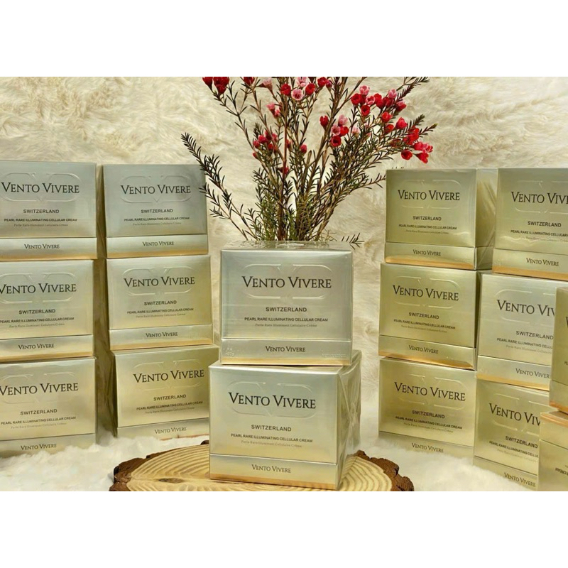 Vento Vivere Pearl Rare illuminating Cellulae Cream 30g | Shopee ...