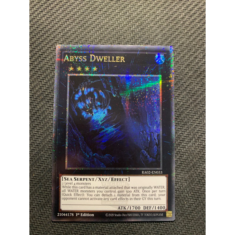 YU-GI-OH! Yu-Gi-Oh Cards! RA02-EN033 Abyss Dweller QCSR UK | Shopee ...