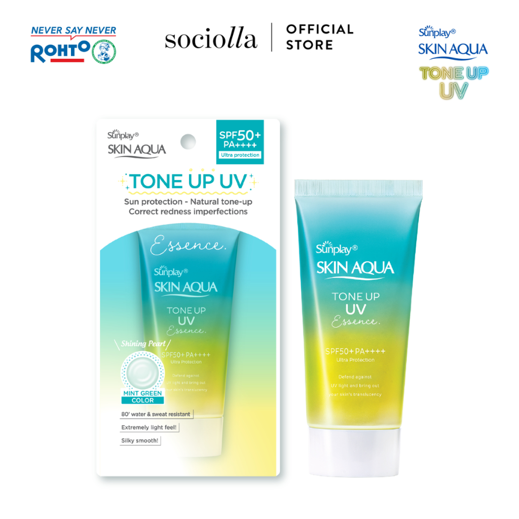 Sunplay Skin Aqua Tone Up UV Mint Green Tone Correcting Sunscreen ...