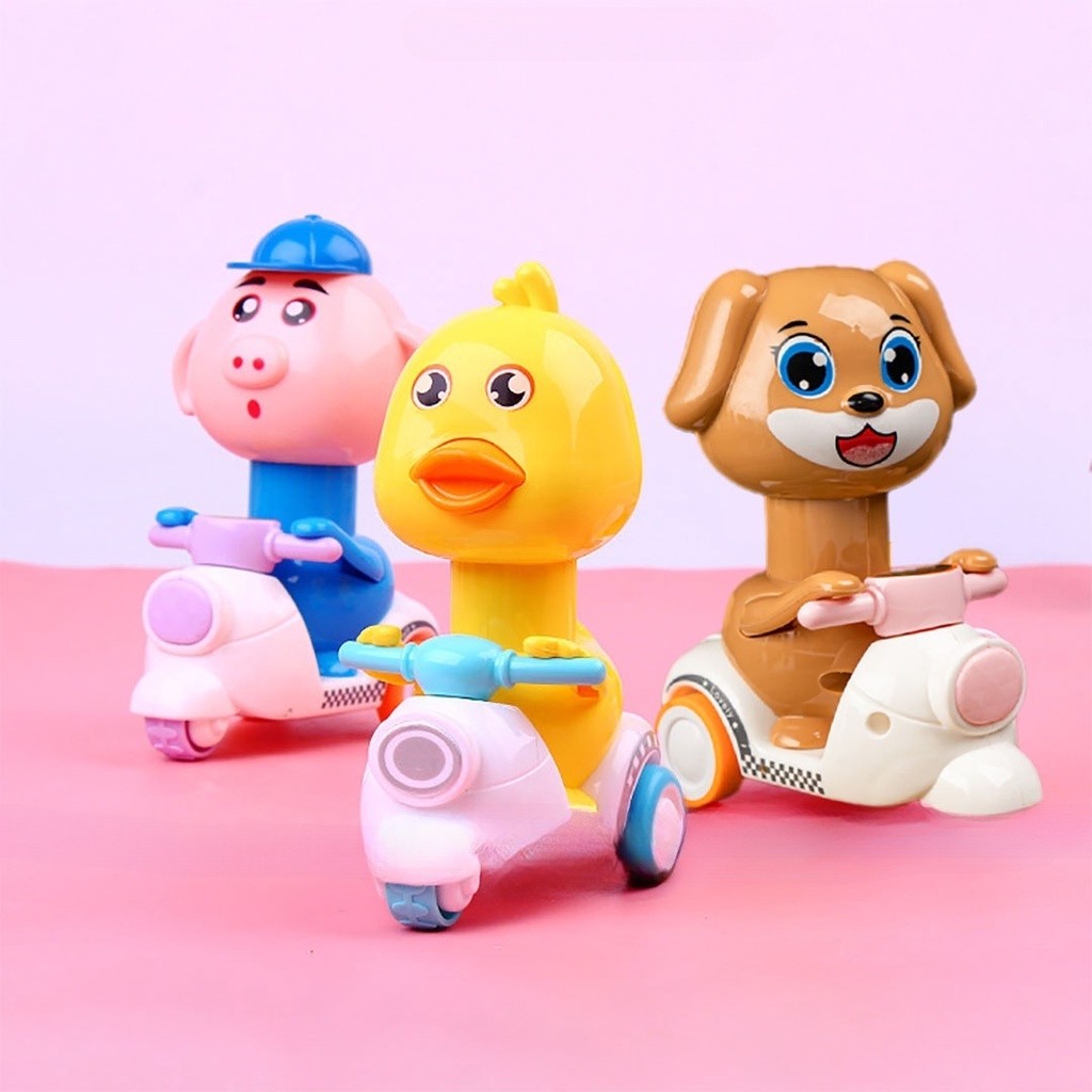 Self-Running Wind-Up Animal Toys in Many Models for Children, Fun Toy ...