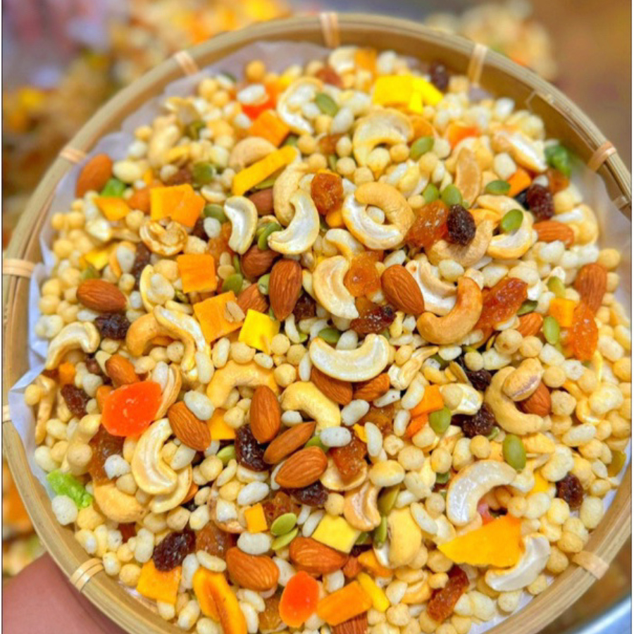 Granola super grain diet cereal mixed with crispy oatmeal, 500G jar of ...
