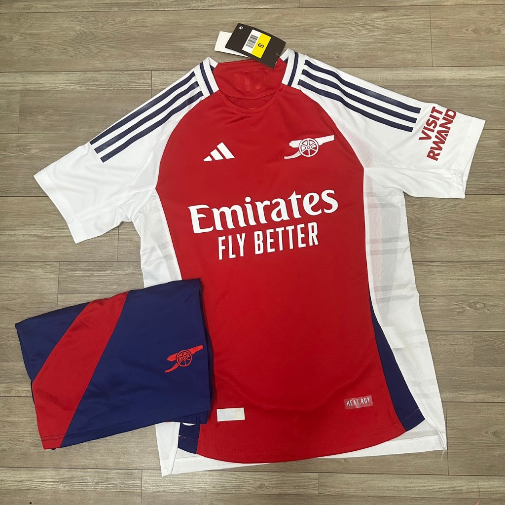 Arsenal Club Football Shirt Red Black Pants 2024/2025 - Thai Polyester ...