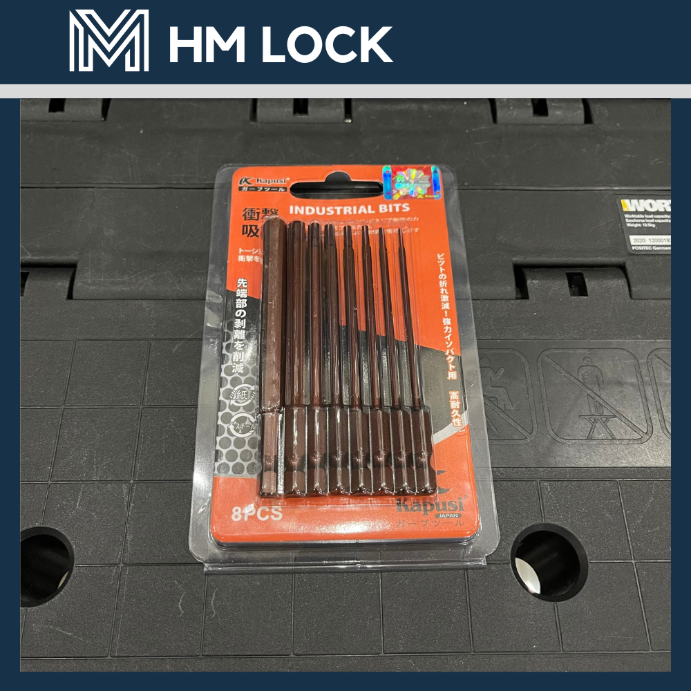 KAPUSI HEXAGONAL SCREWDRIVER SET 8 DETAILS HEXAGONAL HOLDER 1.5MM - 8MM ...