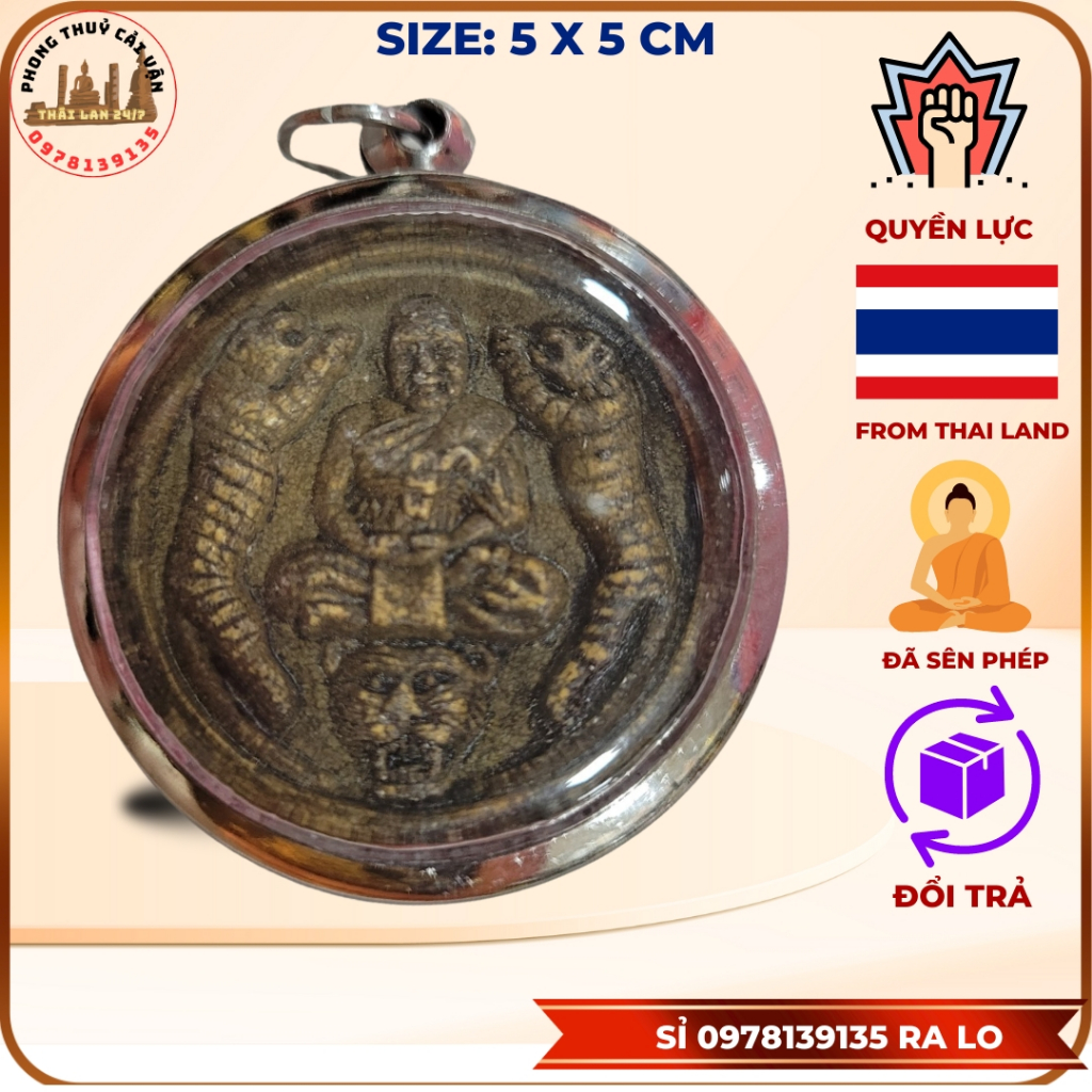 Amulet Lung Pho Phu Thai Teacher - Binh An And Tai Loc | Shopee Philippines