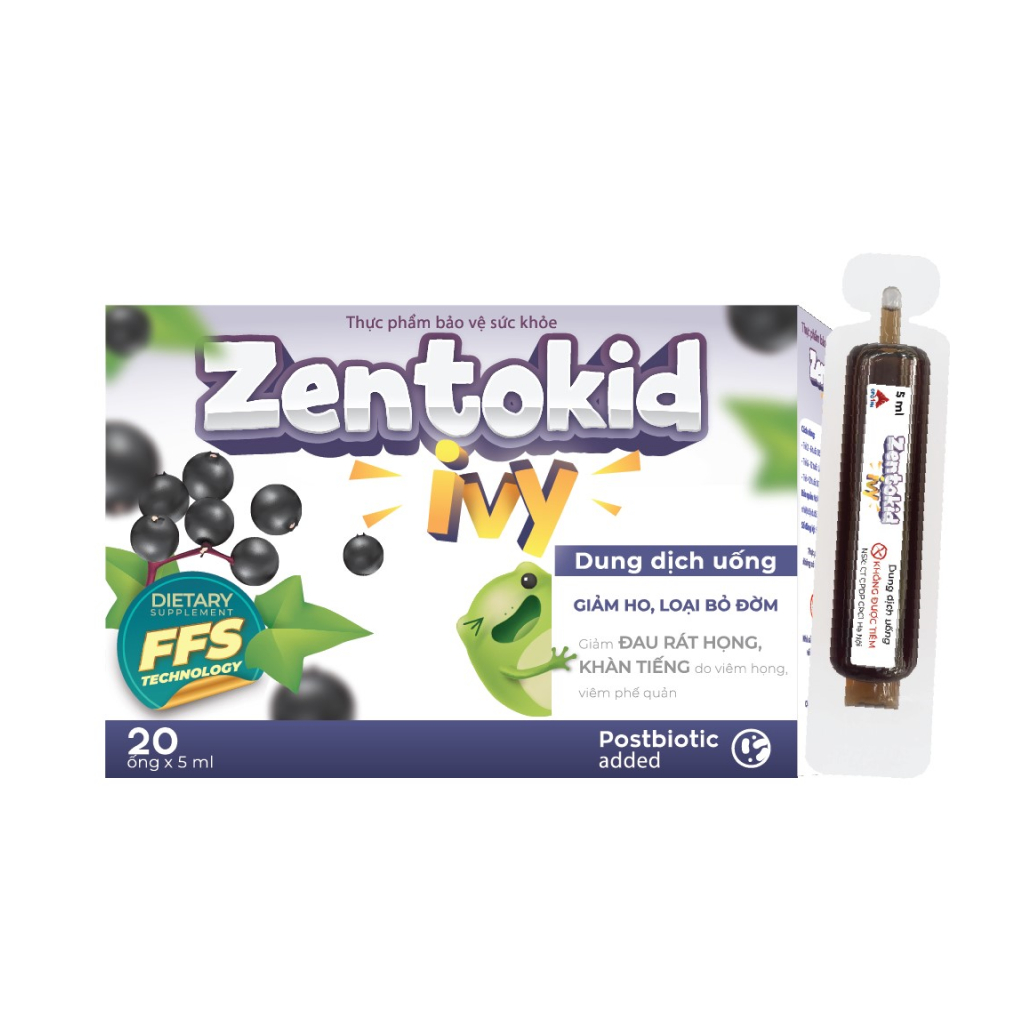 Zentokid Ivy oral solution reduces cough, clears phlegm, increases ...