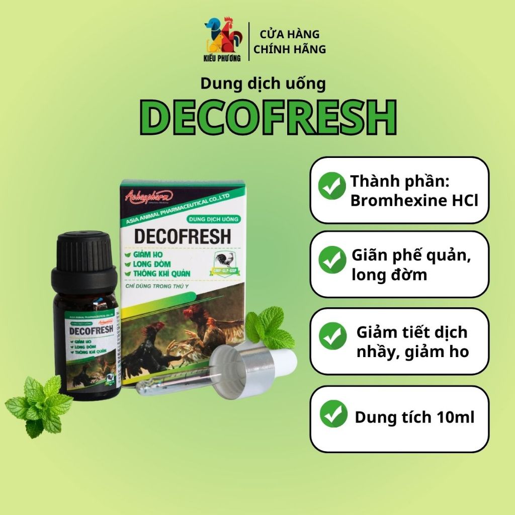 Decofresh - Expectorant, cough relief, bronchial relaxation for ...
