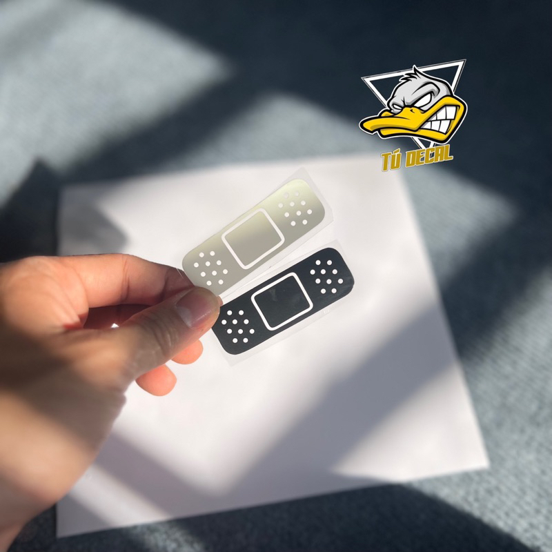 Logo Sticker Band-Aid Stickers for Car Decoration, Helmets, Peel-off ...