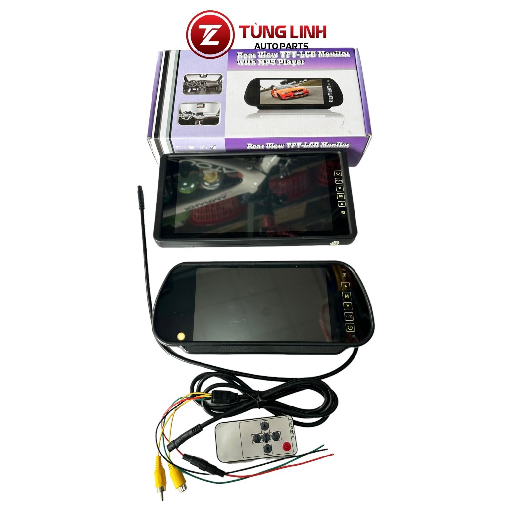 7 inch And 9 inch Super Sharp Mirror Screen Displays Back camera For ...