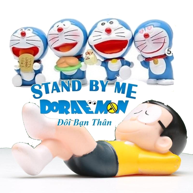 Nobita Best Friends Model 14cm Doraemon 5cm, Decorative Model | Shopee ...