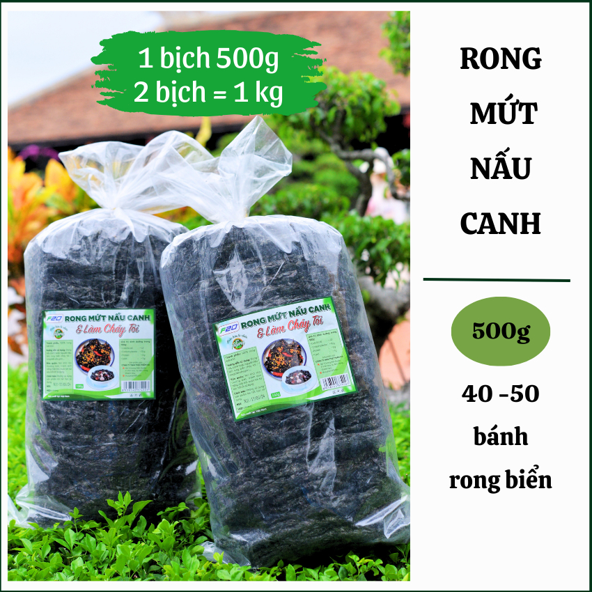 Dried Seaweed 1Kg - Seaweed Jam for Nha Trang Soup used to cook soup or ...