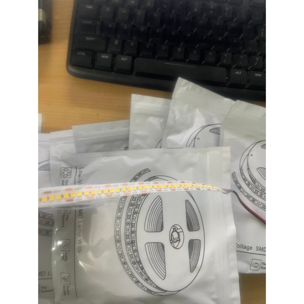 Combo of 5 rolls of 12V LED stickers, 240 chips/meter, 240 super bright ...