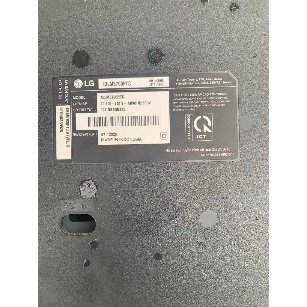 Lg 43LM5700 TV board | Shopee Philippines