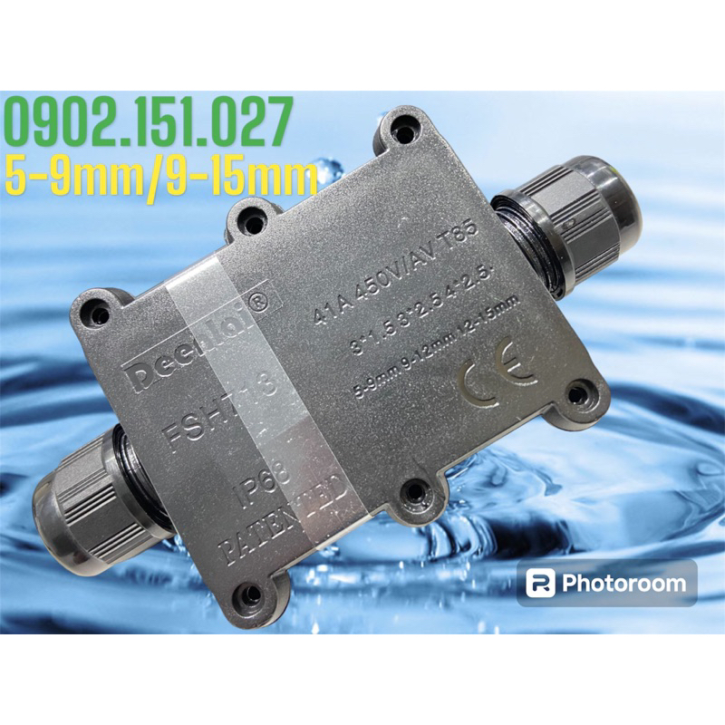 Waterproof IP68 Electric Coupling Box, 2-Lane Power Coupling Box ...
