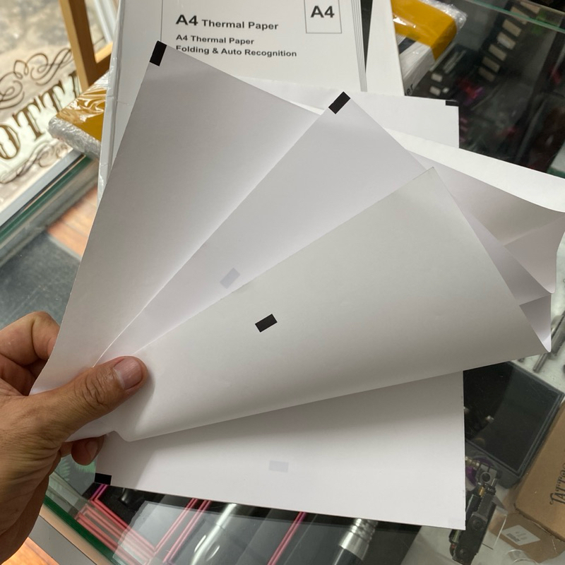 A4 size thermal paper (specialized for thermal sca printers) | Shopee ...