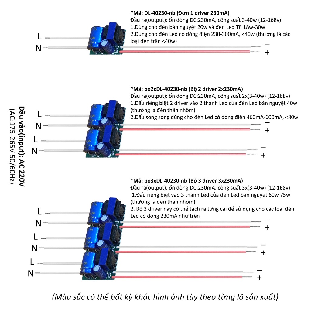 Led driver Light Source For Replacing The Bulb With Half Moon 60w 40w ...